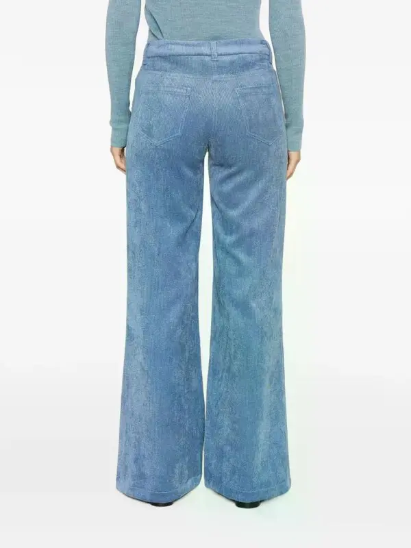 ERMANNO FIRENZE Corduroy-effect Wide-leg Trousers