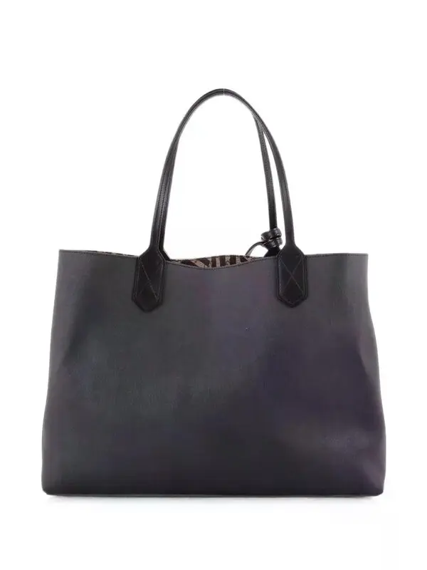 Gucci Reversible Caleido Gg Print Leather Medium Tote Bag - Black