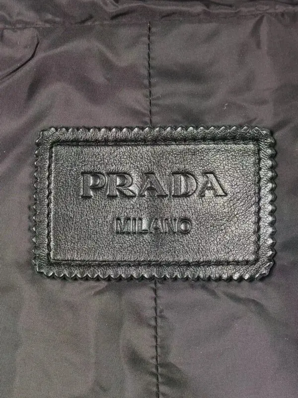 Prada 2010s Hooded Belted Leather Coat