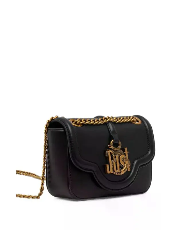 Just Cavalli Snake-plaque Chain-link Shoulder Bag