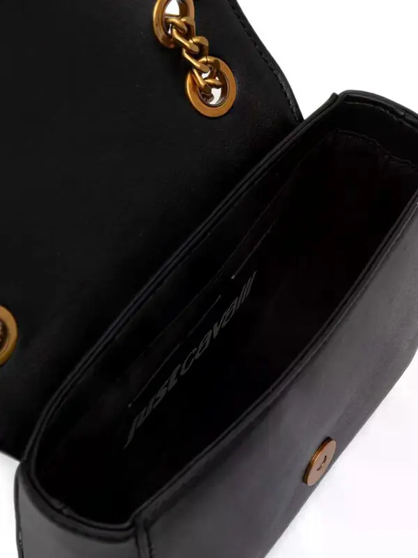 Just Cavalli Snake-plaque Chain-link Shoulder Bag