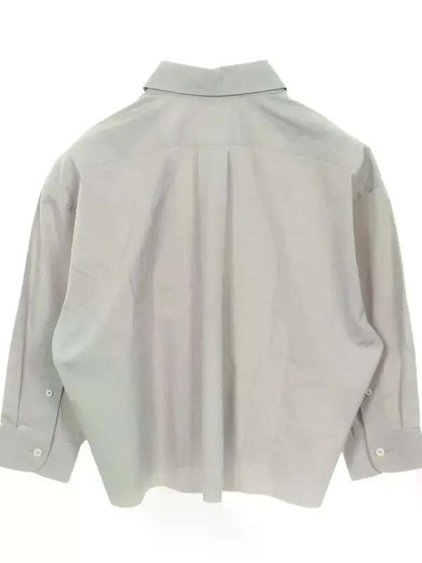 Miu Miu Logo-embroidered Cotton Shirt