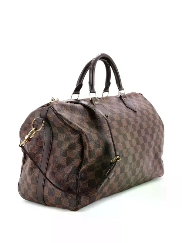 LOUIS VUITTON Speedy Bandouliere Damier 35 Satchel - Brown