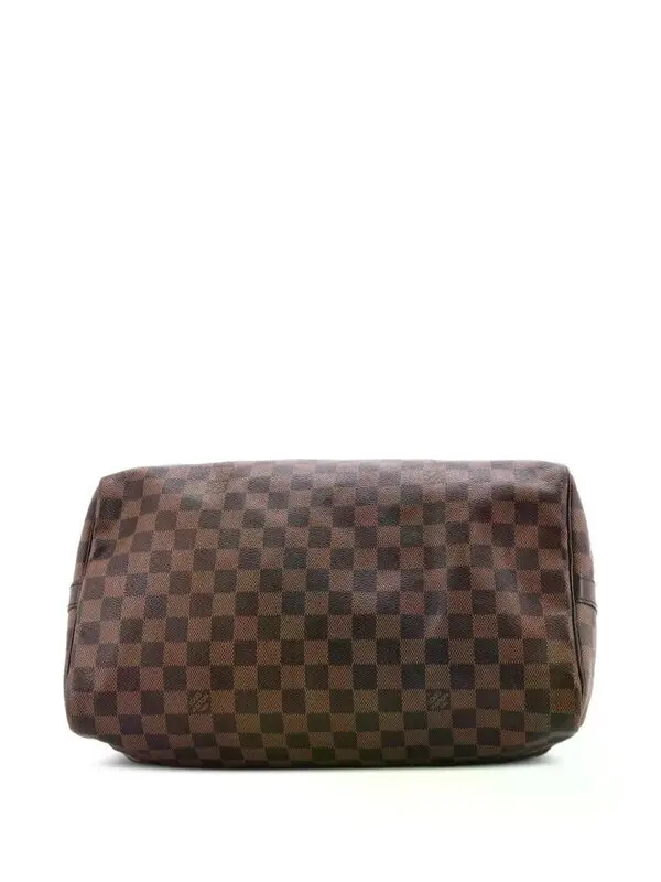 LOUIS VUITTON Speedy Bandouliere Damier 35 Satchel - Brown