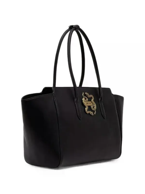 Just Cavalli Snake-plaque Tote Bag