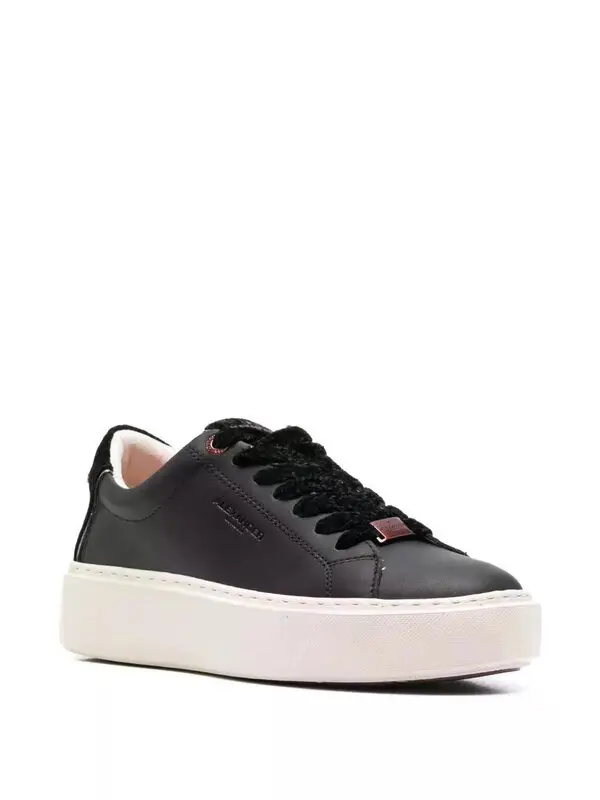 ALEXANDER SMITH Leather Logo-embossed Sneakers