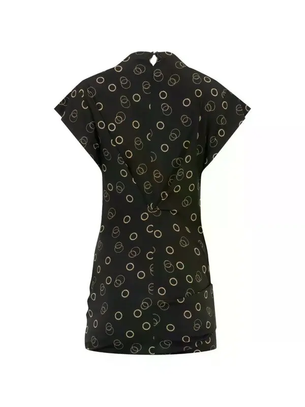 Isabel Marant Étoile Floe Chain-print Draped Dress