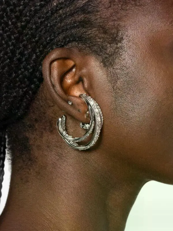 SWAROVSKI Vienna Mixed-cut Clip-on Earrings