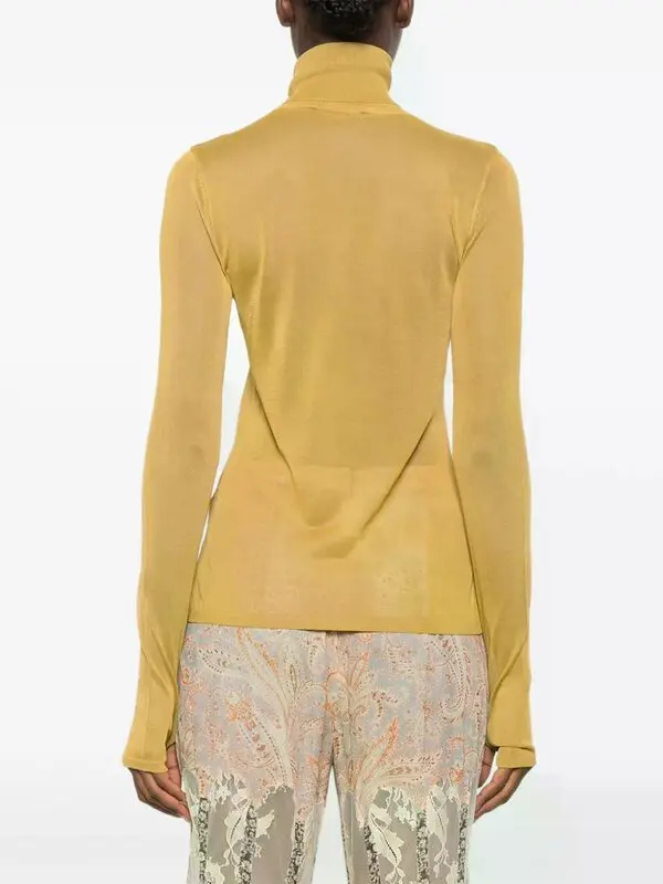 Zimmermann Fine-knit Roll-neck Top