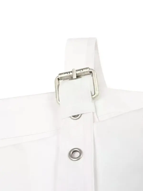 Dior Bee-embroidered Off-shoulder Blouse