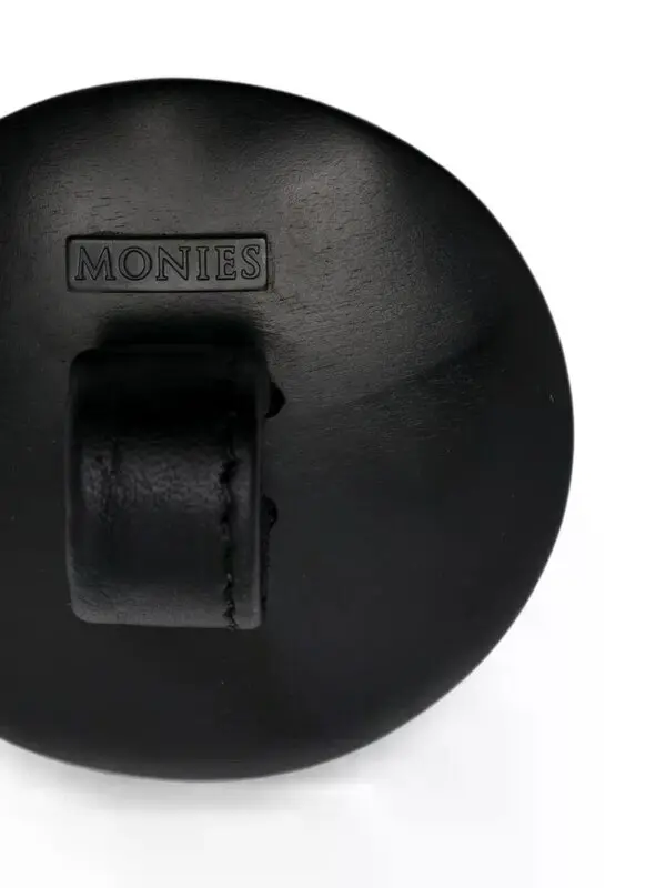 MONIES Nara Circular Leather-loop Rings