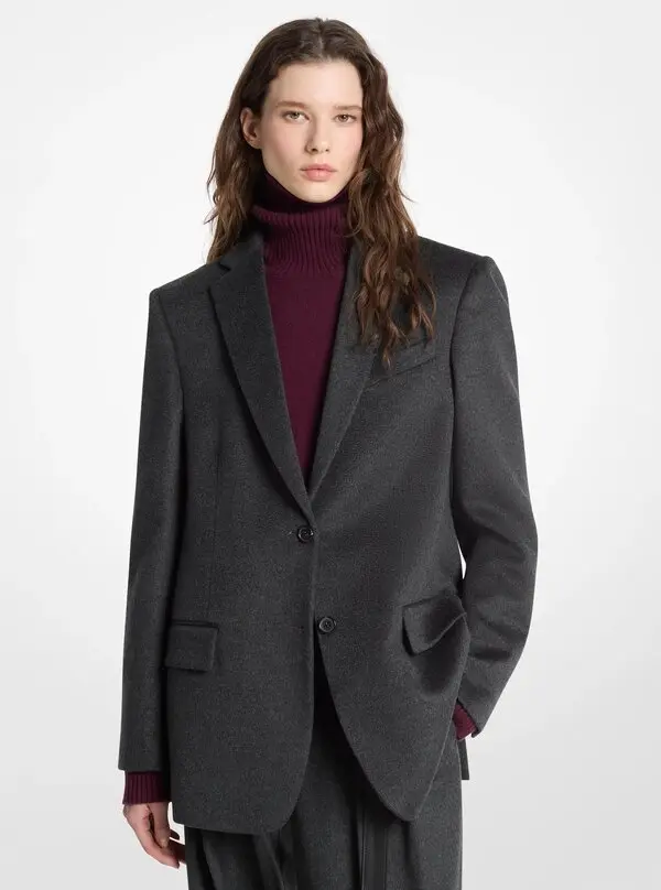 Michael Kors Nico Cashmere Blend Blazer