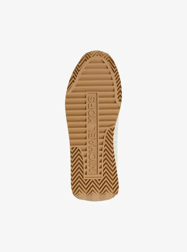 Michael Kors Rhodes Signature Logo Trainer In Size By
