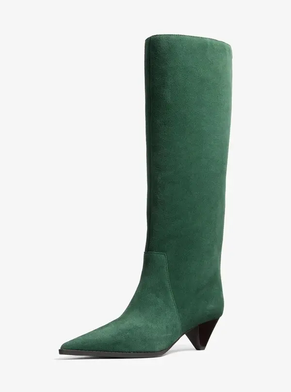 Michael Kors Jayla Suede Knee-high Boot In Size By