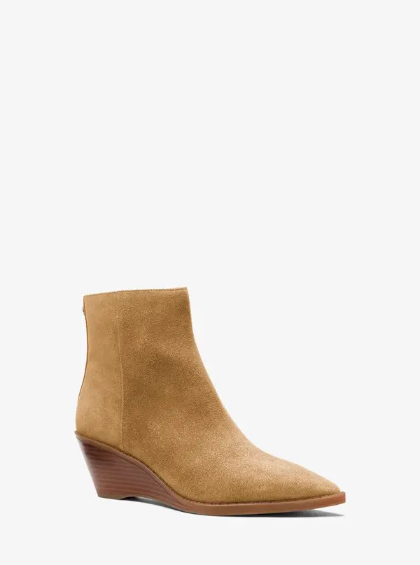 Michael Kors Austin Suede Ankle Boot In Size By