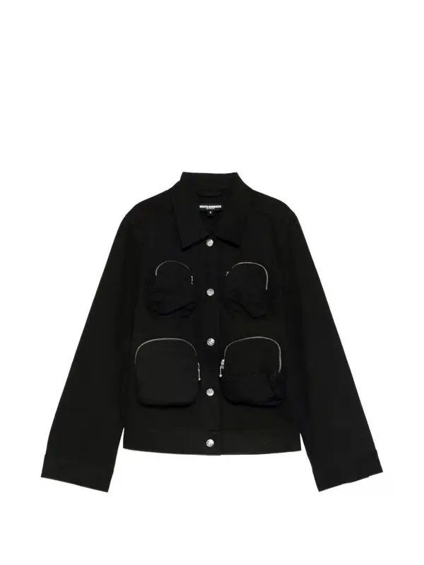 MELITTA BAUMEISTER Zip-pocket Denim Jacket - Black