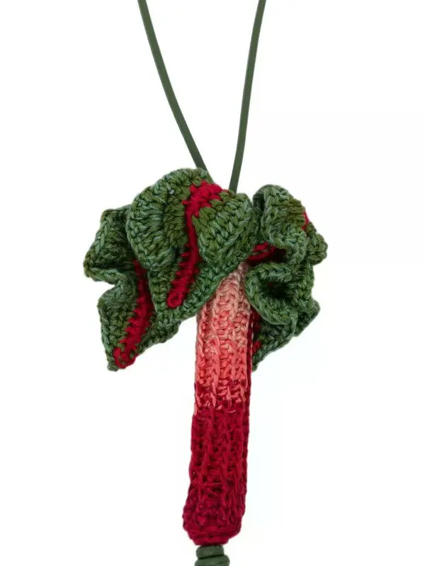 JW Anderson Crochet Rhubarb-charm