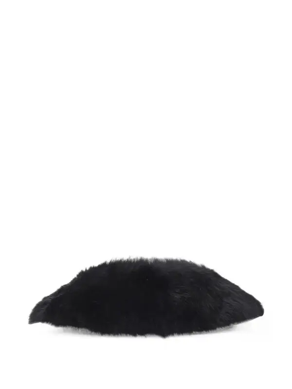 BY MALENE BIRGER Cowie Faux-fur Tie-fastening Scarf - Black