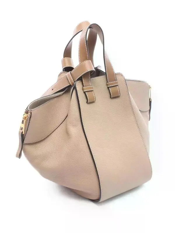 Loewe 2010-2026 Small Grained Calfskin Drawstring Hammock Bag Satchel