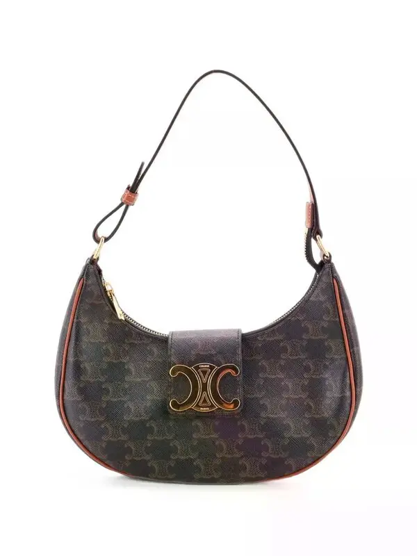 Celine Ava Triomphe Bag Triomphe Coated Canvas Shoulder Bag