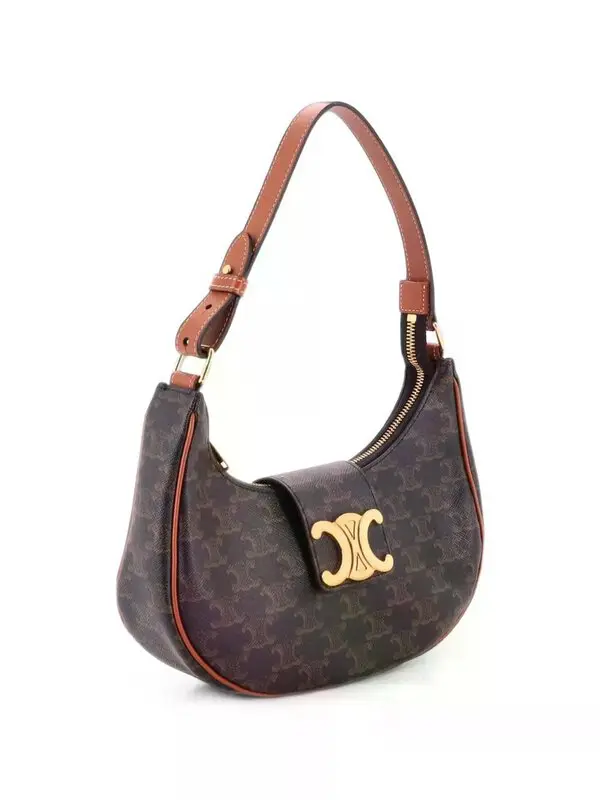 Celine Ava Triomphe Bag Triomphe Coated Canvas Shoulder Bag