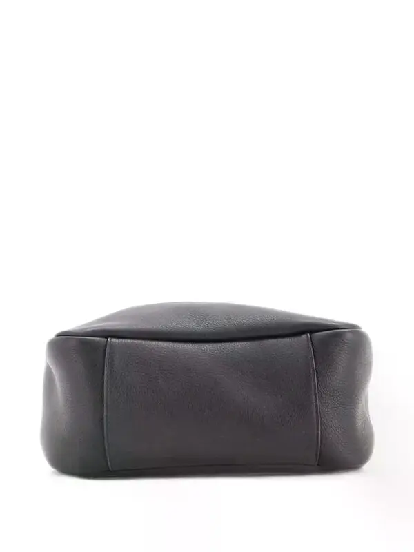 Saint Laurent Supple Leather Small Hobo Bag - Black