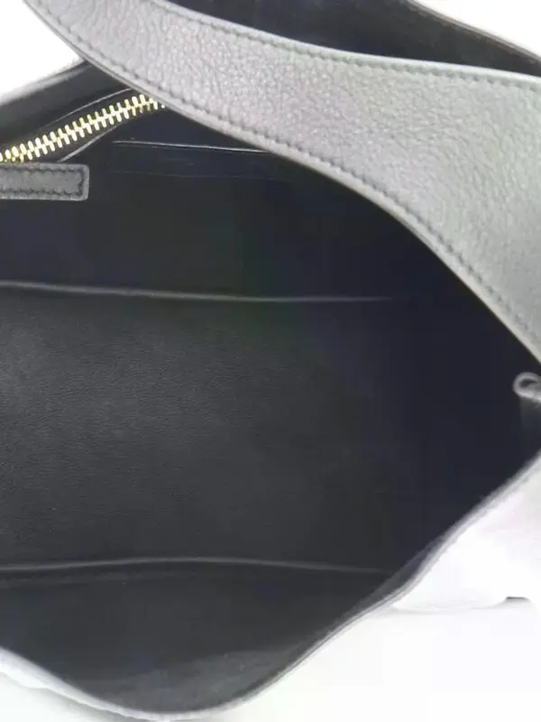 Saint Laurent Supple Leather Small Hobo Bag - Black