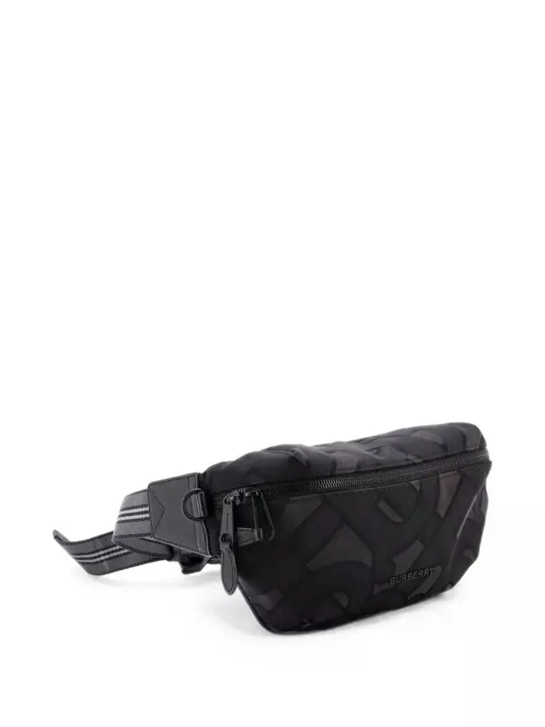 Burberry Sonny Tb Monogram Canvas Belt Bag