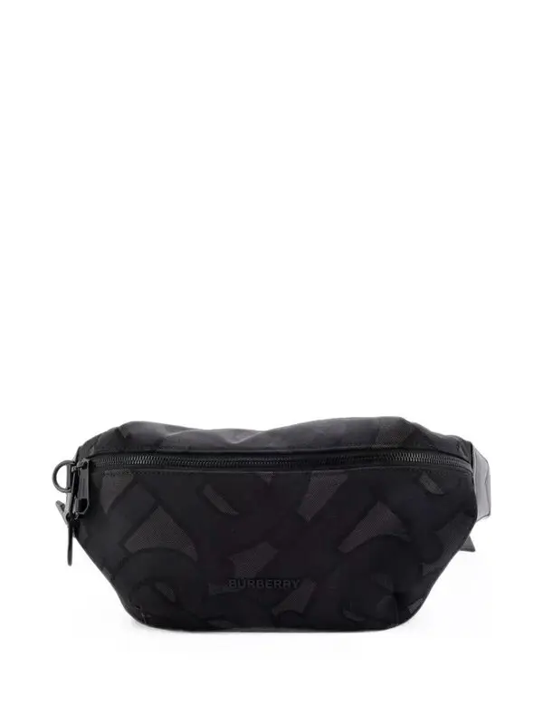 Burberry Sonny Tb Monogram Canvas Belt Bag