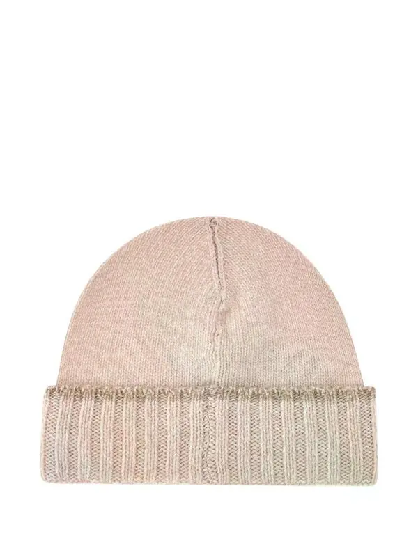 Paul & Shark Ribbed-knit Beanie Hat - Neutrals