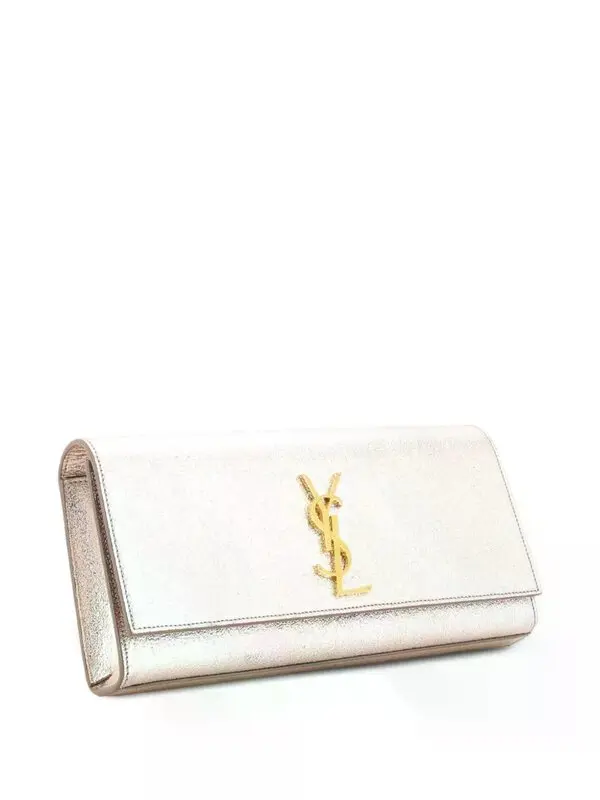 Saint Laurent Classic Monogram Calfskin Long Clutch Bag