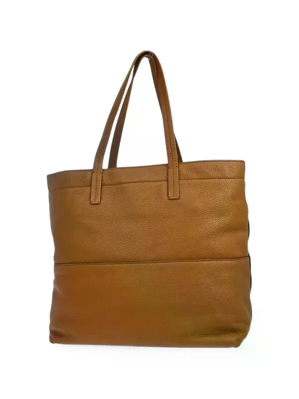 Miu Miu Grained Leather Shopper Tote Bag