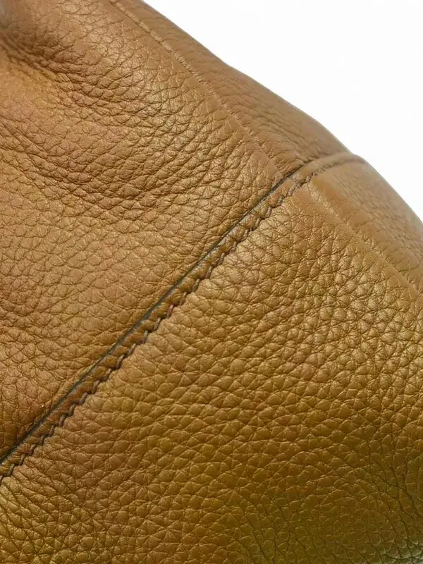 Miu Miu Grained Leather Shopper Tote Bag