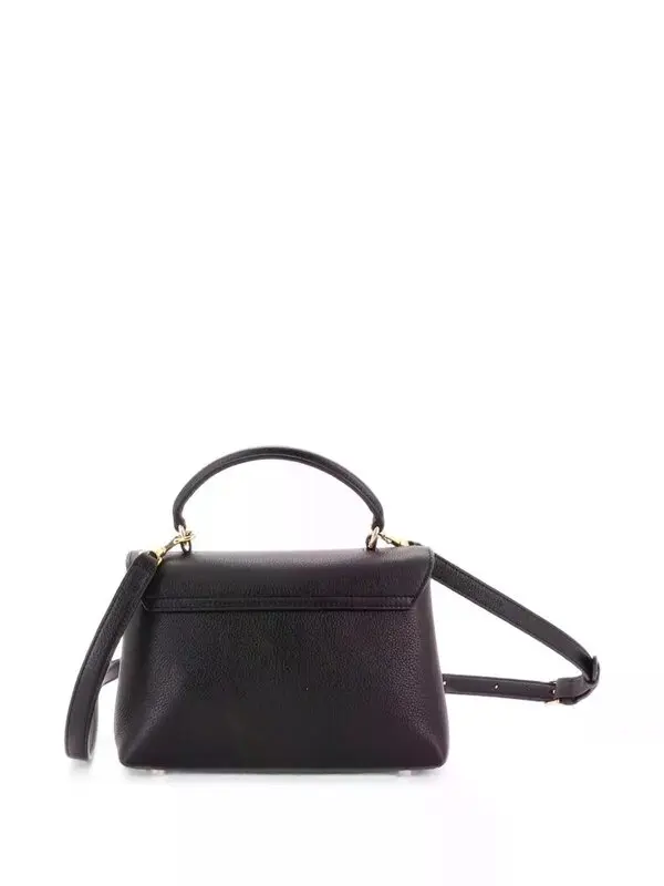 Celine Nino Top Handle Bag Leather Teen Satchel - Black