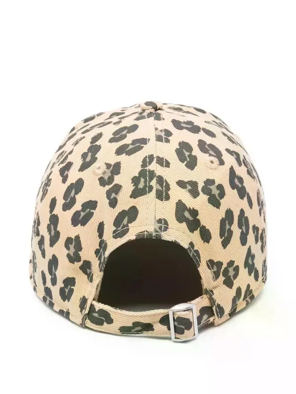 AUTRY Leopard-print Baseball Cap