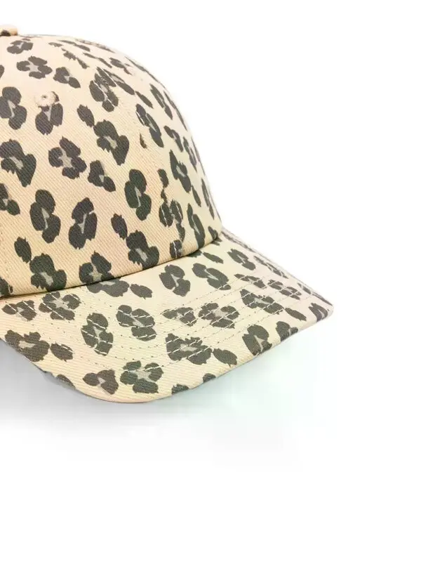 AUTRY Leopard-print Baseball Cap