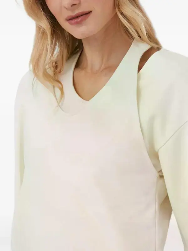 Sisley Cut-out Layered Sweater