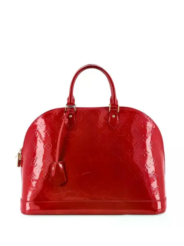 LOUIS VUITTON Alma Handbag Monogram Vernis Gm Satchel
