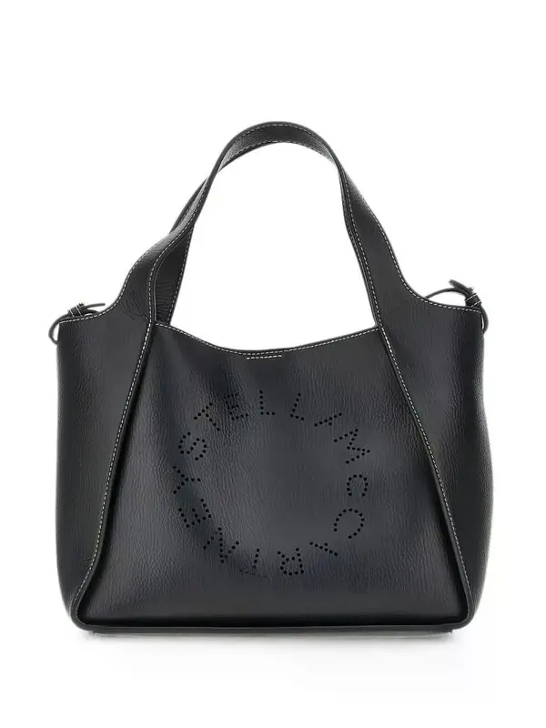 Stella McCartney Logo Grainy Alter Mat Crossbody Bag