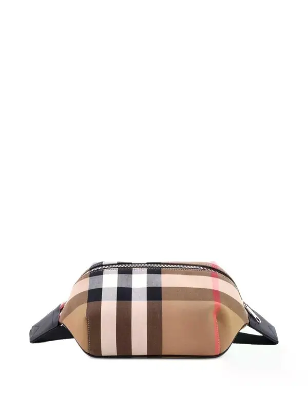 Burberry Sonny House Check Canvas Belt Bag - Brown