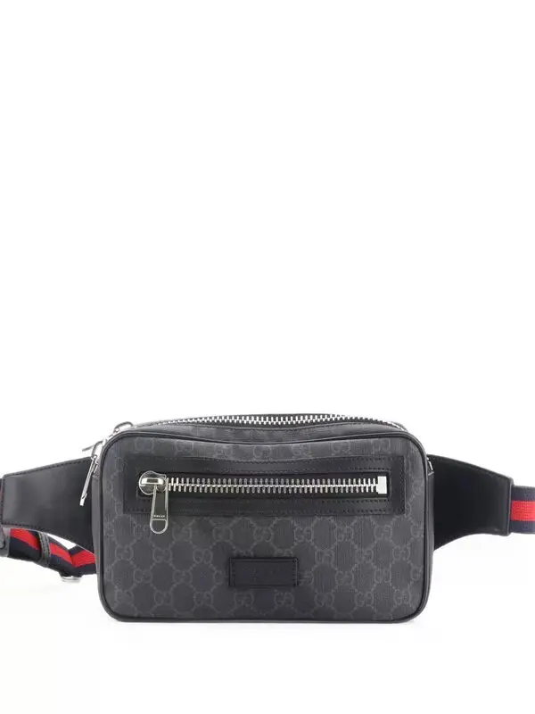 Gucci Soft Zip Gg Coated Canvas Small Belt Bag