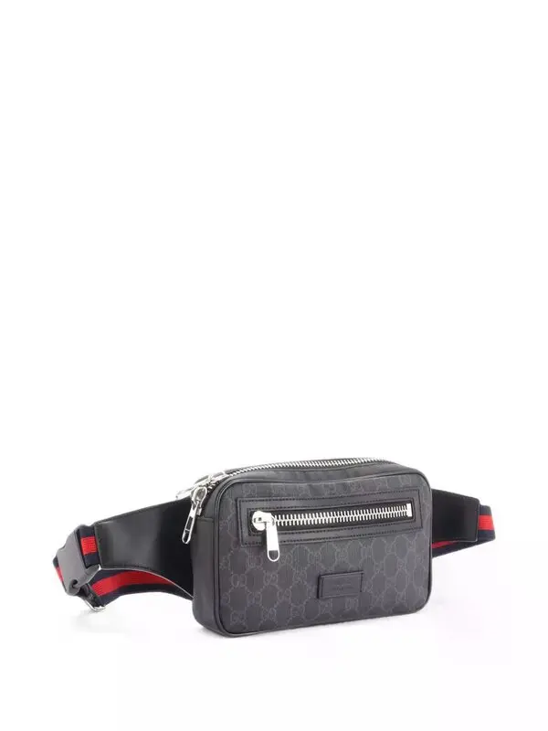 Gucci Soft Zip Gg Coated Canvas Small Belt Bag