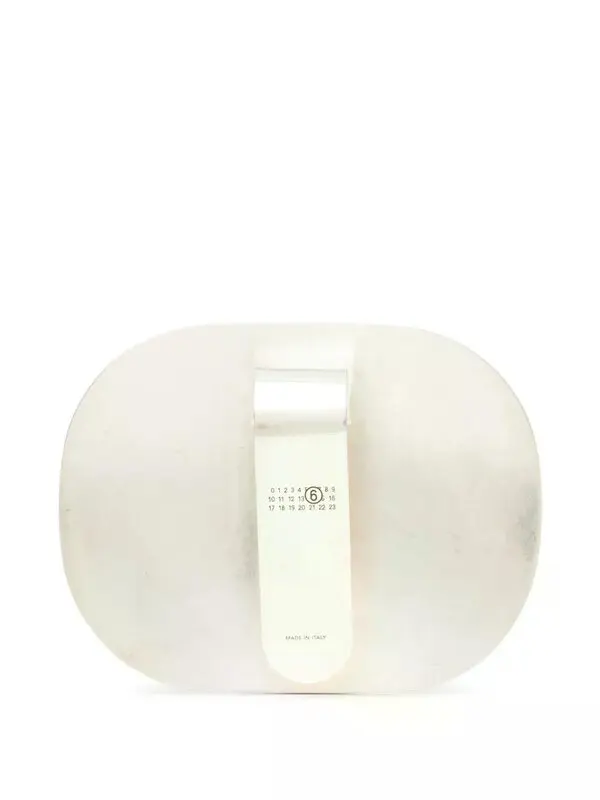 MAISON MARGIELA Engraved-logo Belt Buckle - Silver
