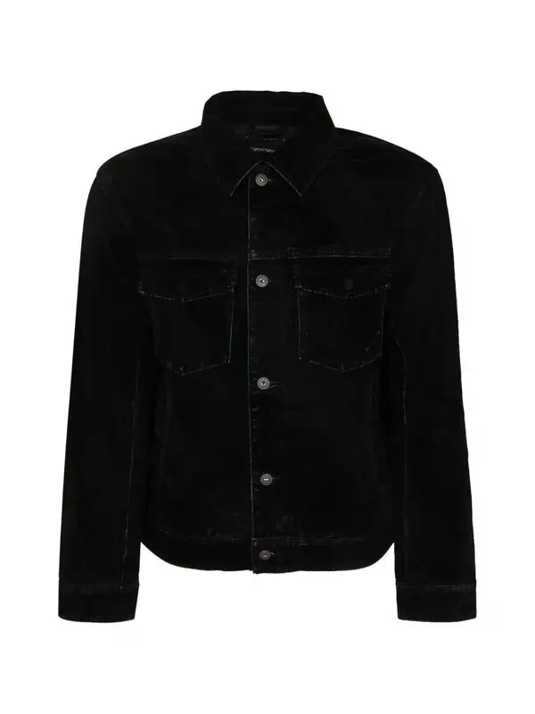 Emporio Armani Collared Denim Jacket