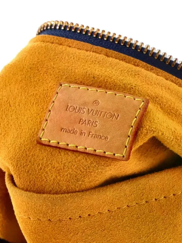LOUIS VUITTON Baggy Handbag Denim Pm Hobo Bag