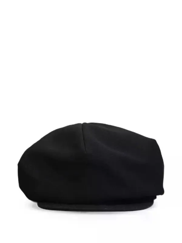Yohji Yamamoto Gabardine Darts Casquette - Black