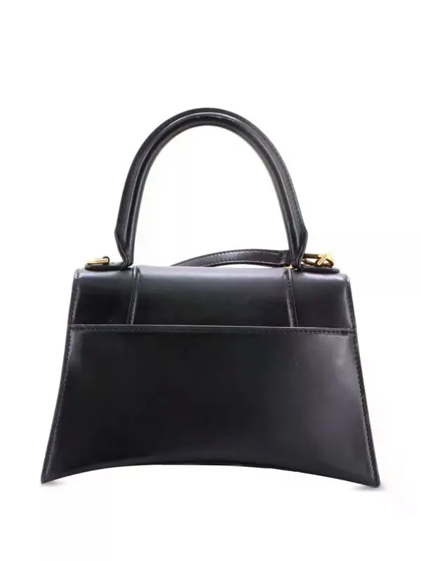 Balenciaga Hourglass Top Handle Bag - Black