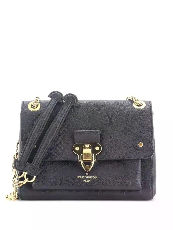 LOUIS VUITTON Vavin Monogram Empreinte Leather Bb Cross Body Bag - Black