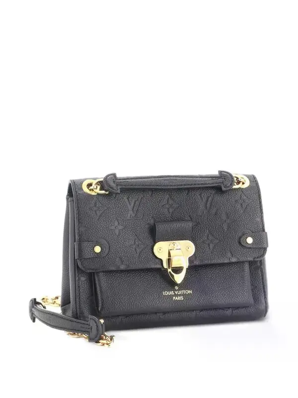 LOUIS VUITTON Vavin Monogram Empreinte Leather Bb Cross Body Bag - Black