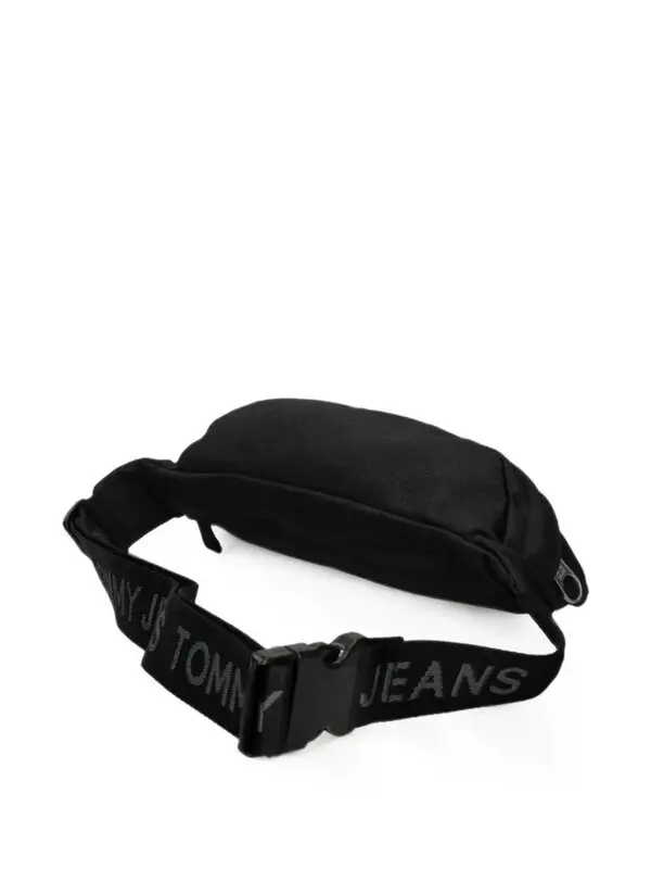 Tommy Hilfiger Essential Repeat Logo-patch Belt Bag - Black